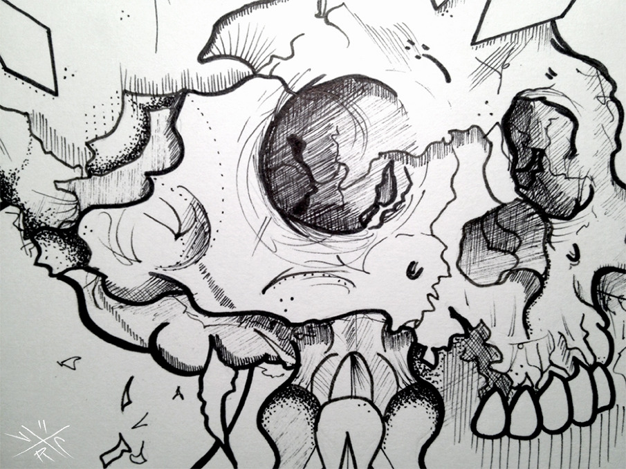 Smashed Skull - JRCDESIGN+